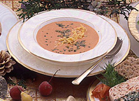 Crème de poivrons rouges grillés | Plaisirs laitiers