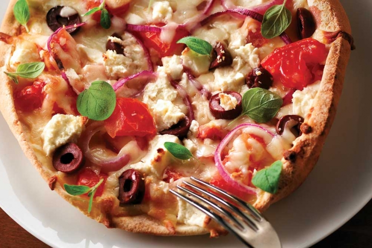 Pizza à la grecque | Plaisirs laitiers