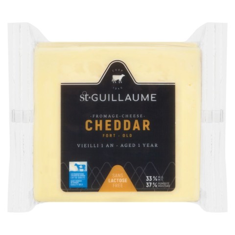 St-Guillaume Cheddar fort vieilli 1 an 200g | Plaisirs laitiers