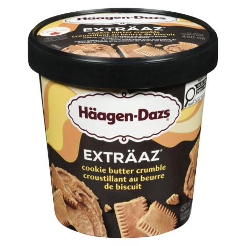 Häagen-Dazs Crème glacée croustillant au beurre de biscuit 450ml ...