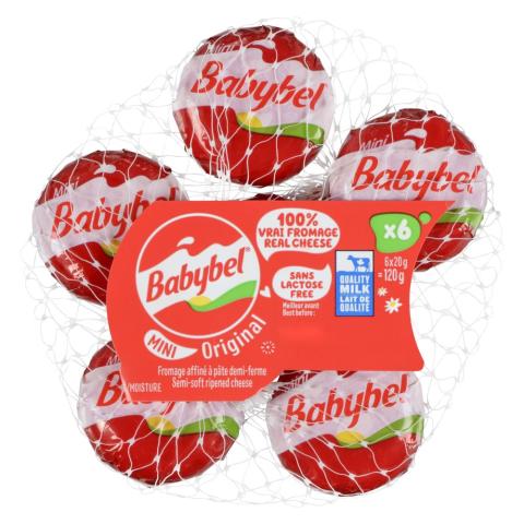 Babybel Mini Babybel original 6x20g | Plaisirs laitiers