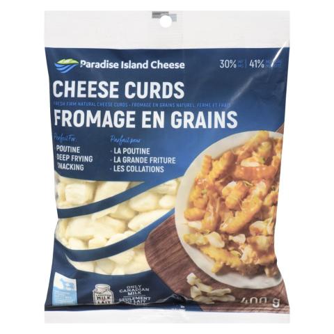 Paradise Island Cheese Fromage en grains 400g | Plaisirs laitiers
