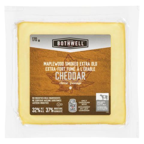 Bothwell Cheese Cheddar extra-fort fumé à l'érable blanc 170g ...