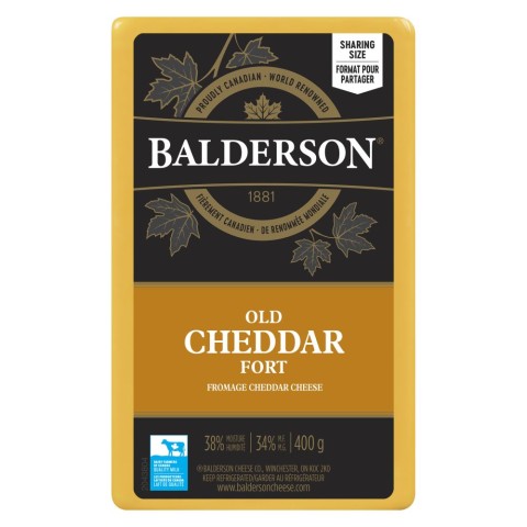 Balderson Cheddar fort coloré 400g | Plaisirs laitiers