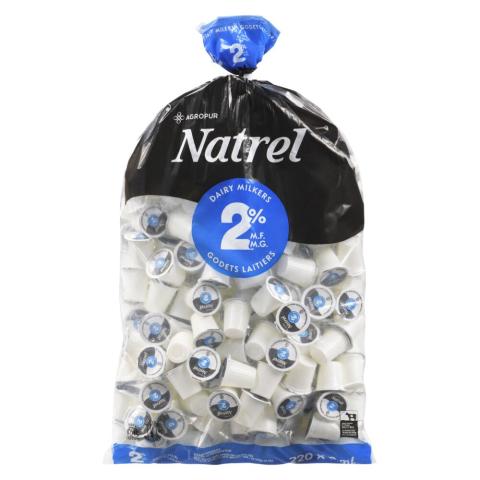 Natrel Godets laitiers 2% M.G. 220x9ml | Plaisirs laitiers