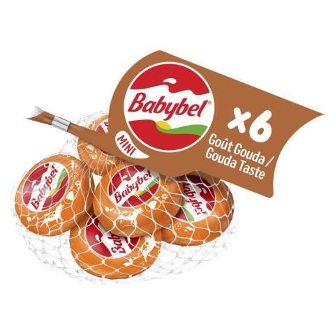 Babybel Mini Babybel sans lactose goût Gouda 6x20g | Plaisirs laitiers