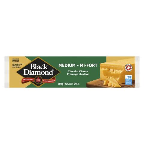 Black Diamond Cheddar mi-fort coloré 400g | Plaisirs laitiers